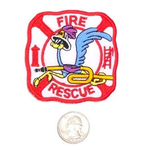 Accessories | Looney Tunes Patch Road Runner Iron On Fireman Diy | Poshmark